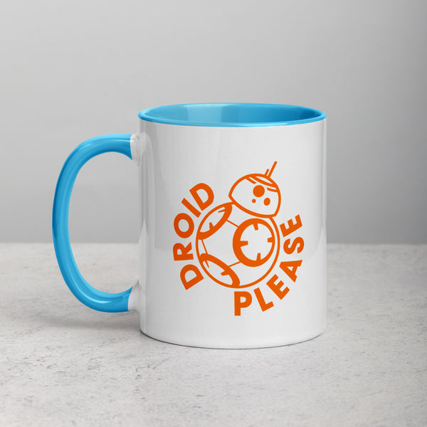 CUTE DROID Mug with Color Inside – The Colorful Geek